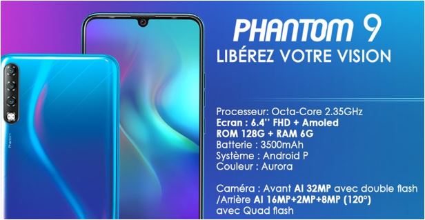 Tecno Phantom 9 fiche technique, caractéristiques et prix officiel - Aboukam.NET : Le blog du ...